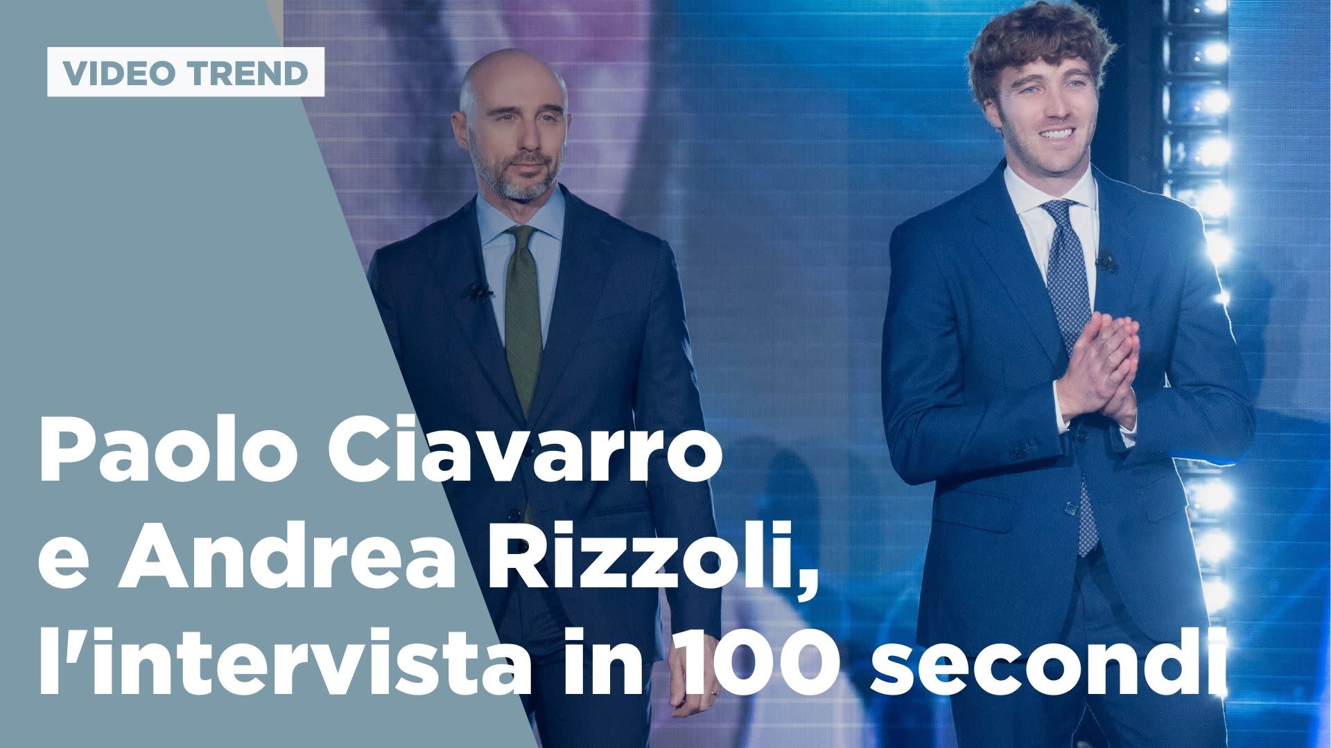 Paolo Ciavarro e Andrea Rizzoli, l'intervista in 100 secondi | Mediaset ...
