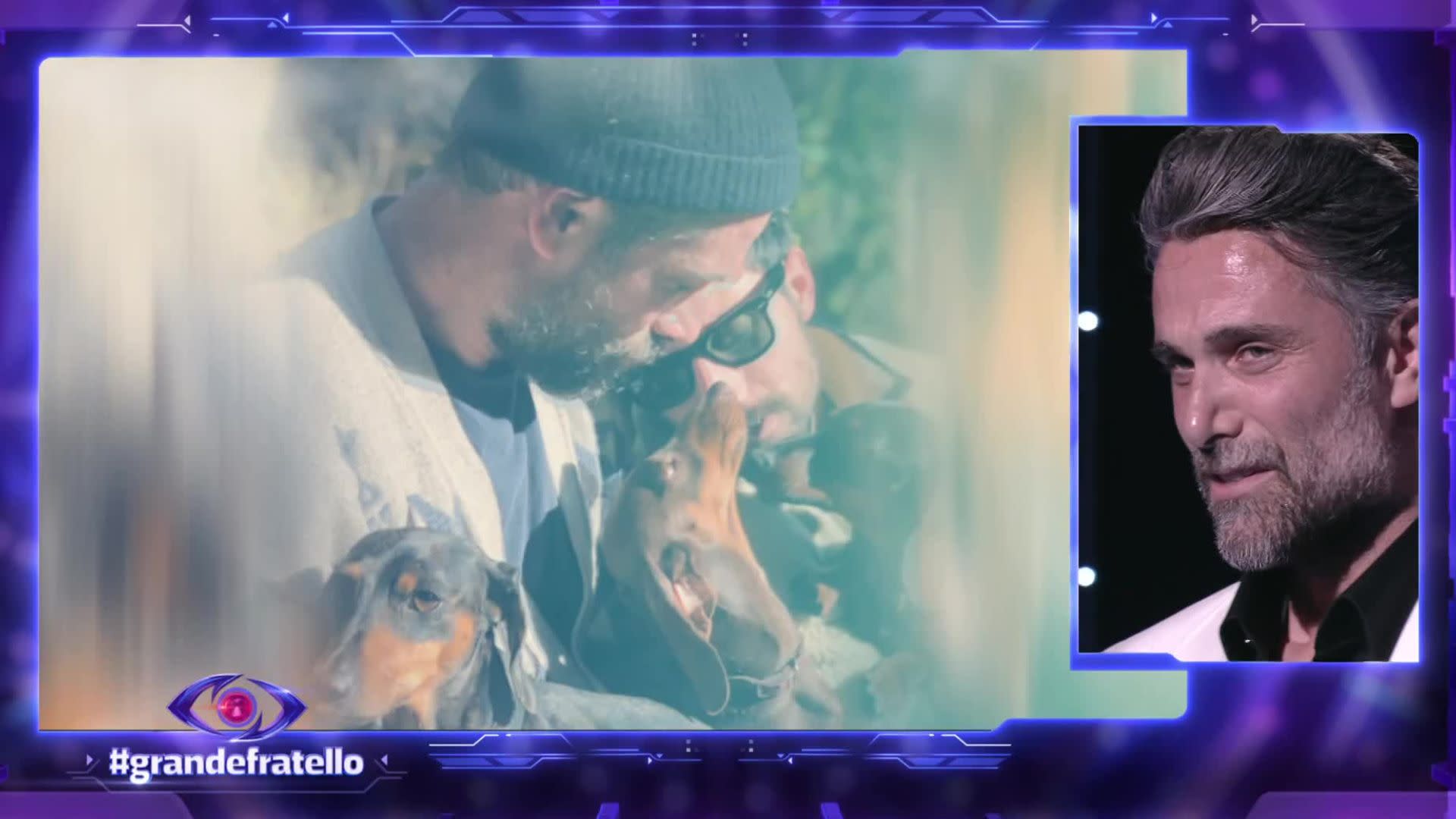 Grande Fratello, Luca Calvani scoppia a piangere per le parole del ...