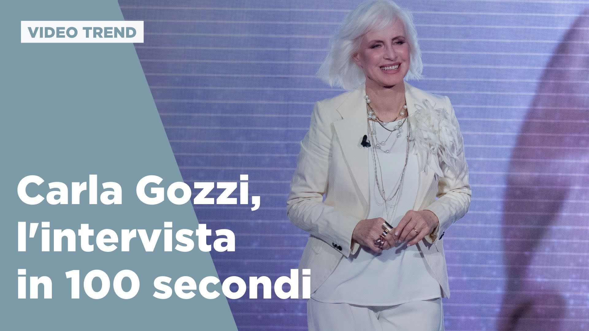 Carla Gozzi, l'intervista in 100 secondi | Mediaset Infinity