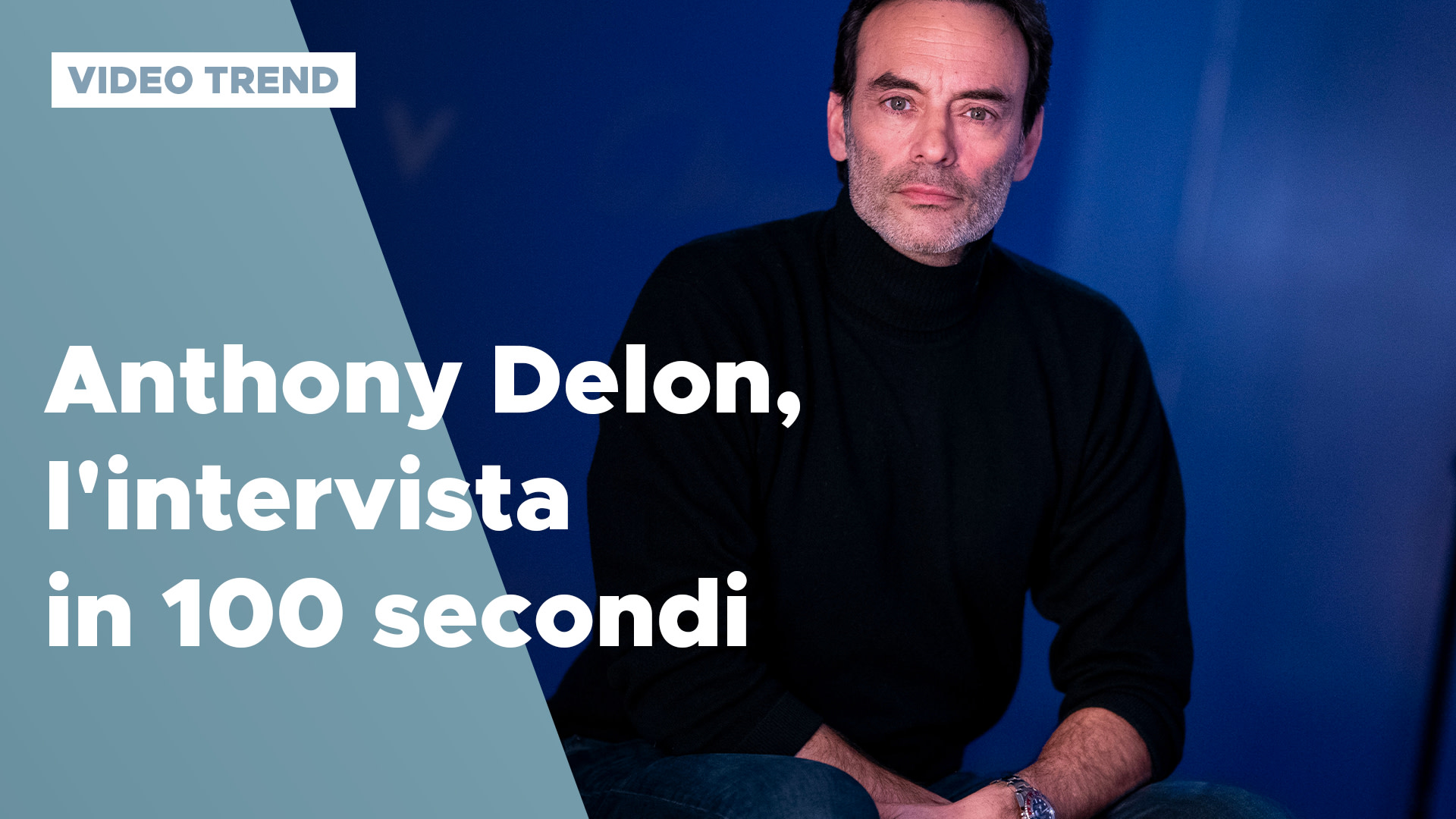 Anthony Delon, l'intervista in 100 secondi | Mediaset Infinity