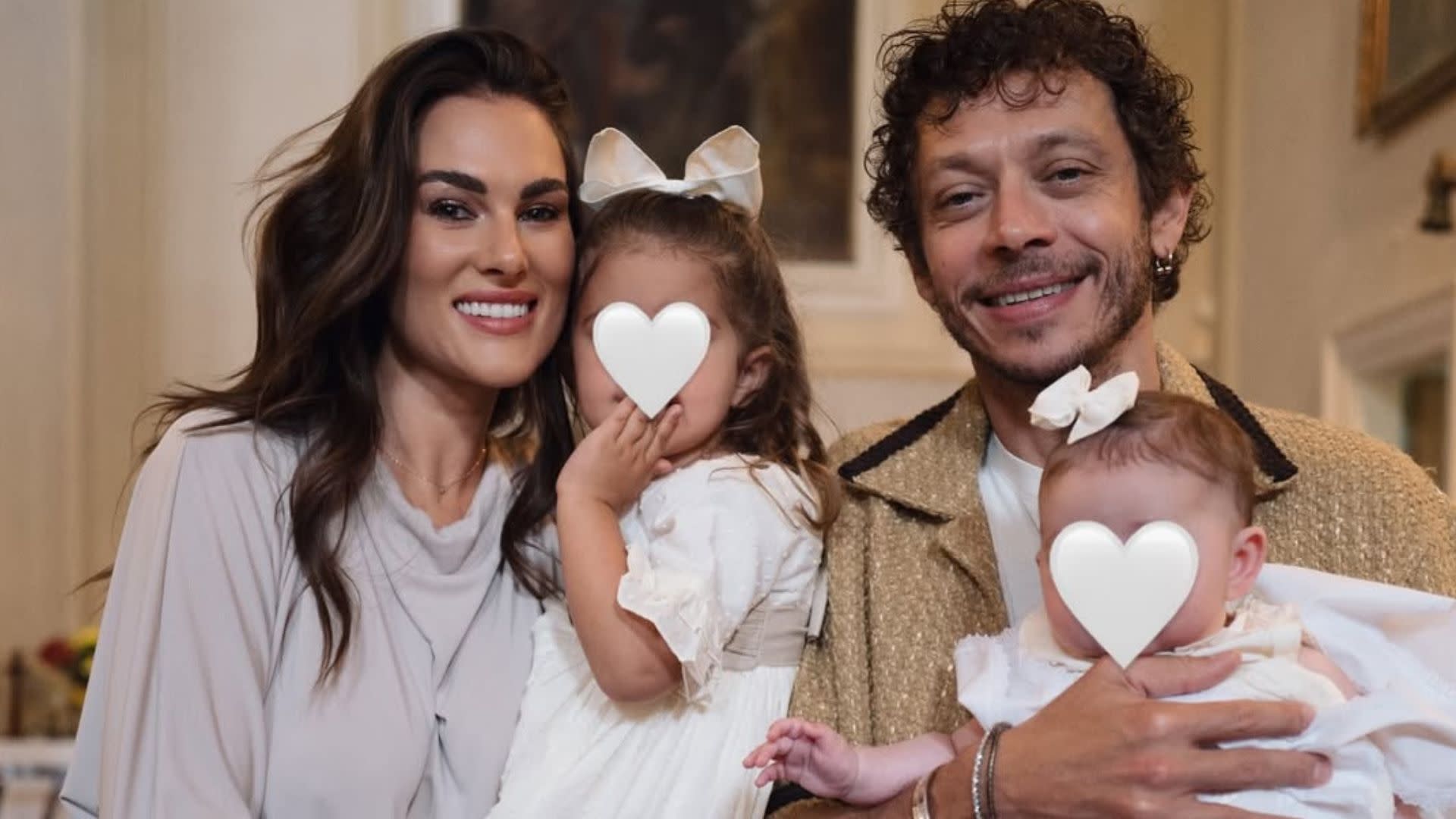 Francesca Sofia Novello e Valentino Rossi, le foto del battesimo della ...