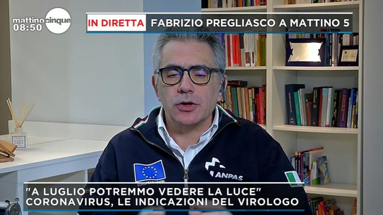 Coronavirus, il virologo Fabrizio Pregliasco: " La situazione andrà a... | Mediaset Infinity