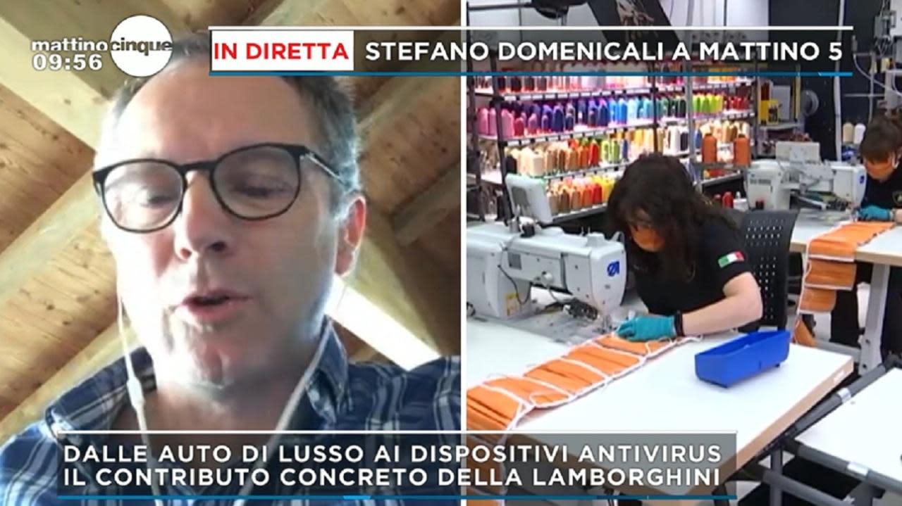 Coronavirus, la Lamborghini produce mascherine e visiere | Mediaset Infinity