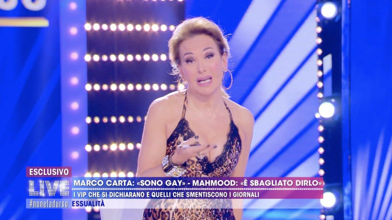 Barbara d'Urso contro Mahmood: "Continuerò a parlare di omosessualità" | Mediaset Infinity