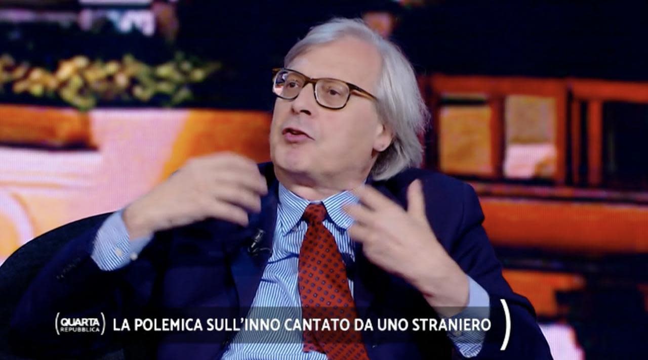 Vittorio Sgarbi Difende Sergio Sylvestre È Più Italiano Di Noi