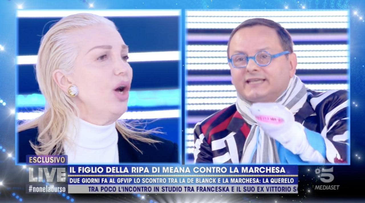 Live - Non è la d'Urso: La lite tra Andrea Ripa Di Meana e la marchesa ...