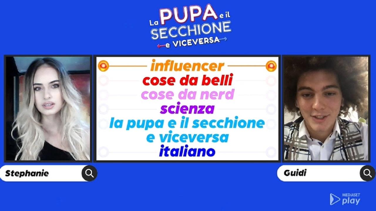 Stephanie Bellarte e Alessio Guidi, quiz Roulette con bacio | Mediaset ...
