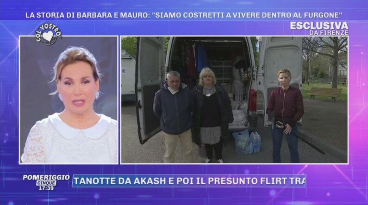 Barbara e Mauro: "Siamo costretti a vivere nel furgone" | Mediaset Infinity