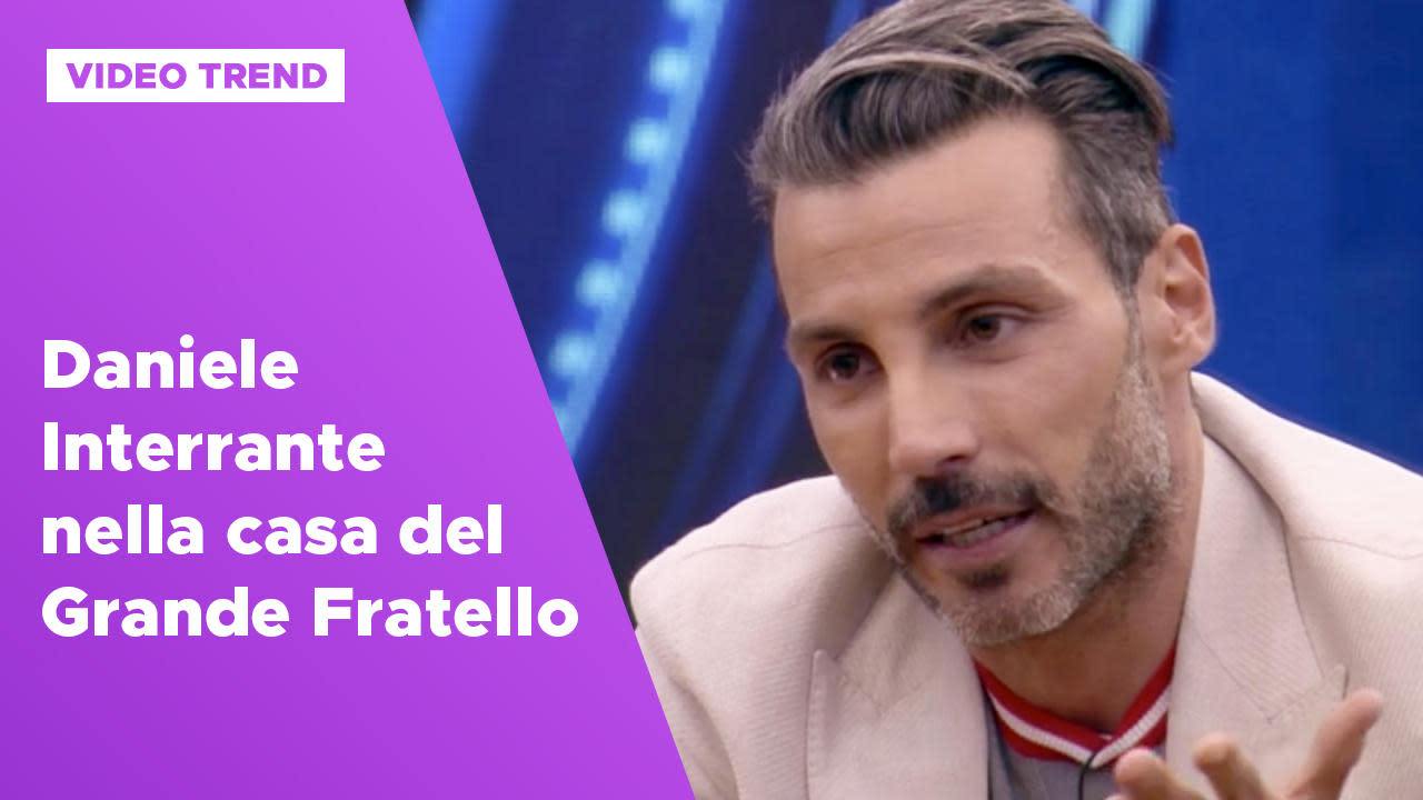 Grande Fratello: Daniele Interrante nella casa del Grande Fratello ...