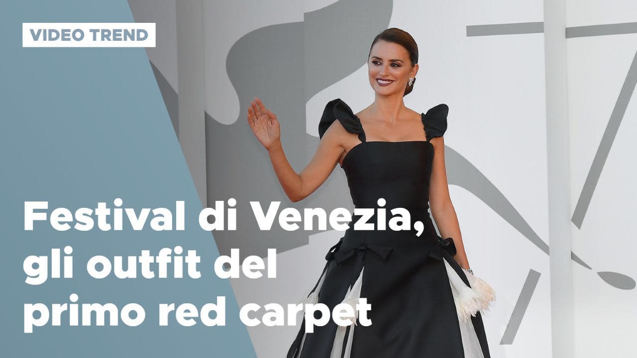 Festival di Venezia 78, gli outfit del primo red carpet | Mediaset Infinity