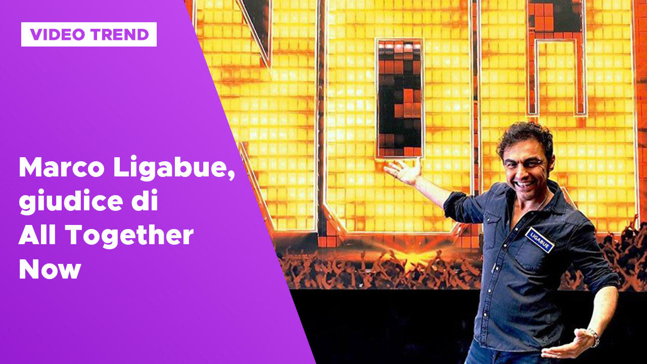 All together now: Marco Ligabue, giudice di All Together Now | Mediaset ...