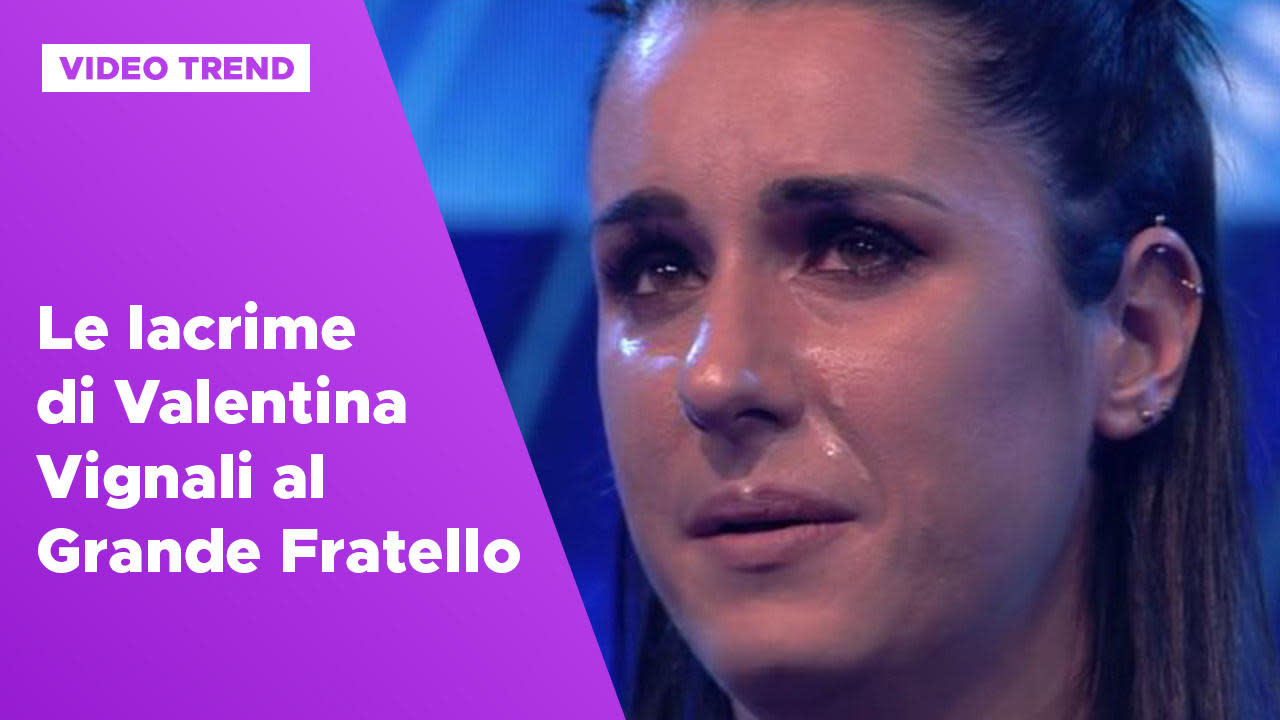 Grande Fratello: Le lacrime di Valentina Vignali al Grande Fratello ...