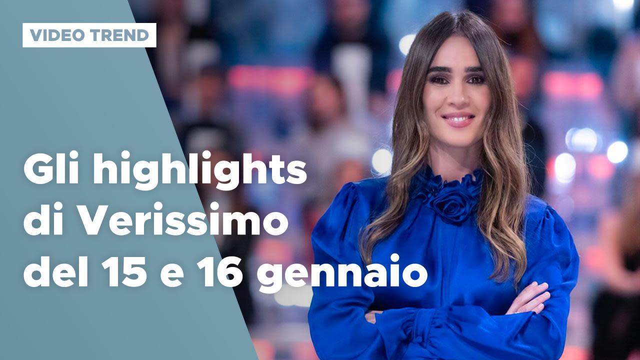 Gli highlights di Verissimo delle puntate del 15 e 16 gennaio ...