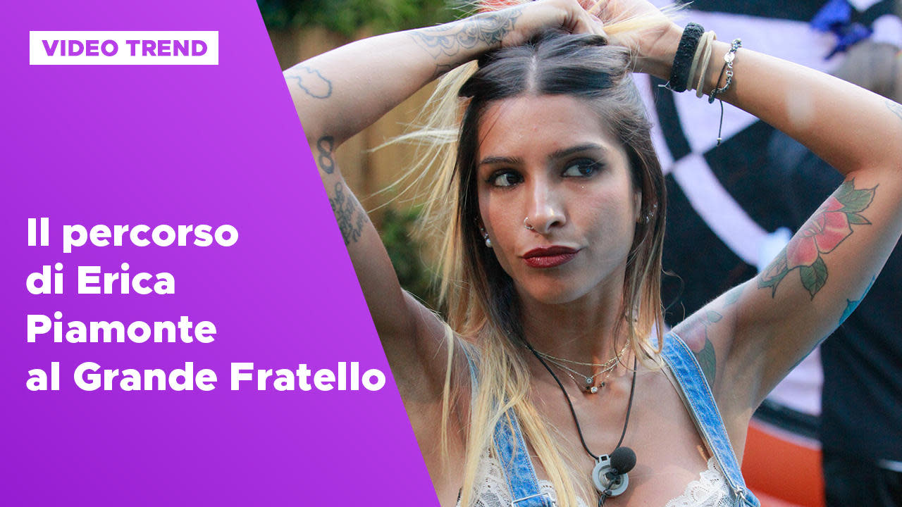 Il percorso di Erica Piamonte al Grande Fratello | Mediaset Infinity
