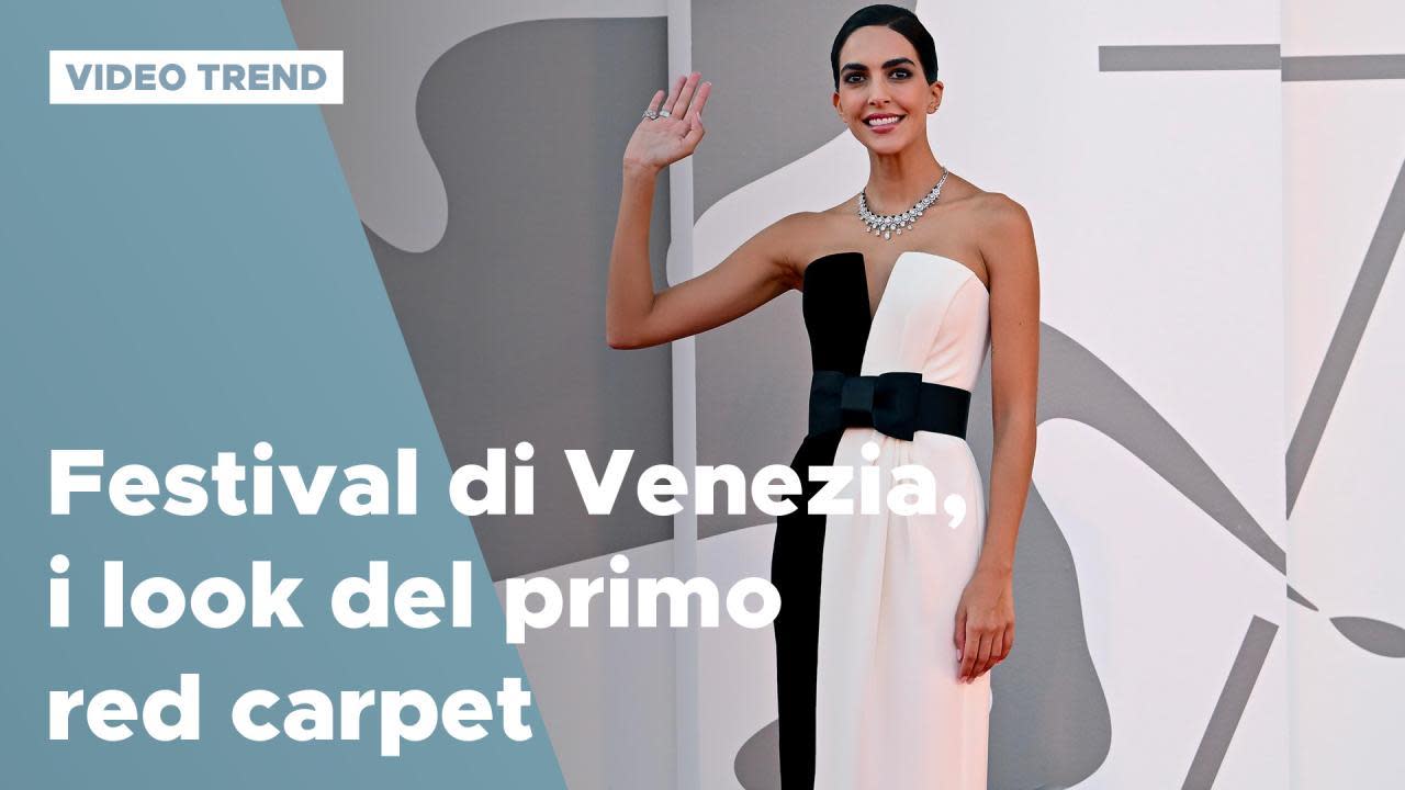 Festival di Venezia 2022, i look sul primo red carpet | Mediaset Infinity
