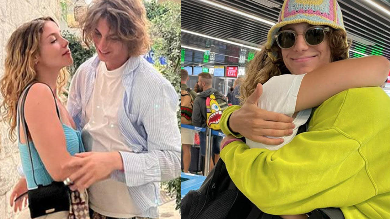 Serena parte per New York, il saluto di Albe all'aeroporto | Mediaset ...