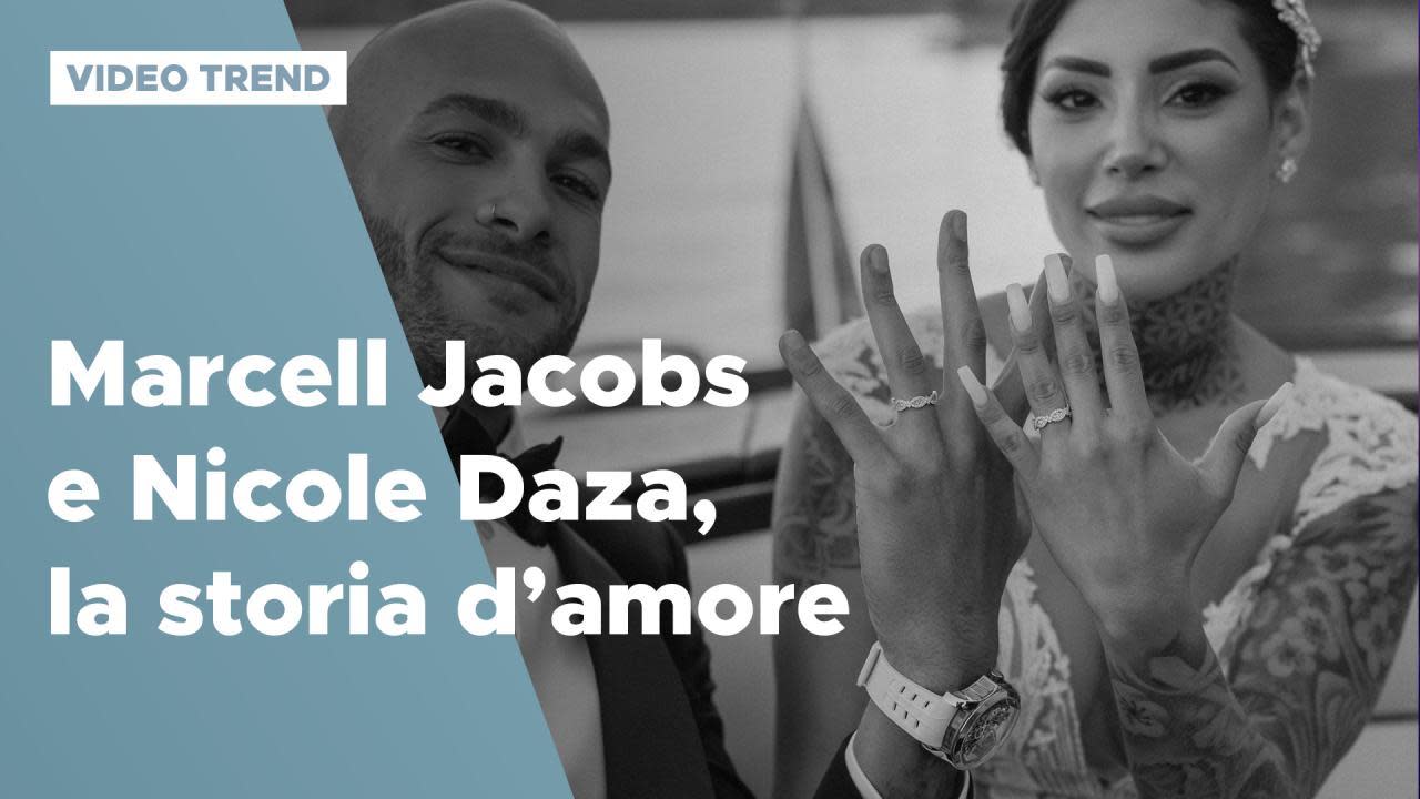 Marcell Jacobs e Nicole Daza, dal colpo di fulmine al sì | Mediaset Infinity