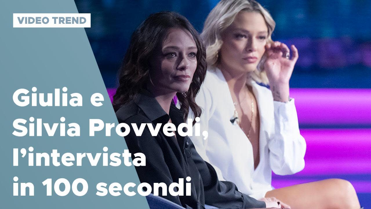Silvia e Giulia Provvedi, l'intervista in 100 secondi | Mediaset Infinity