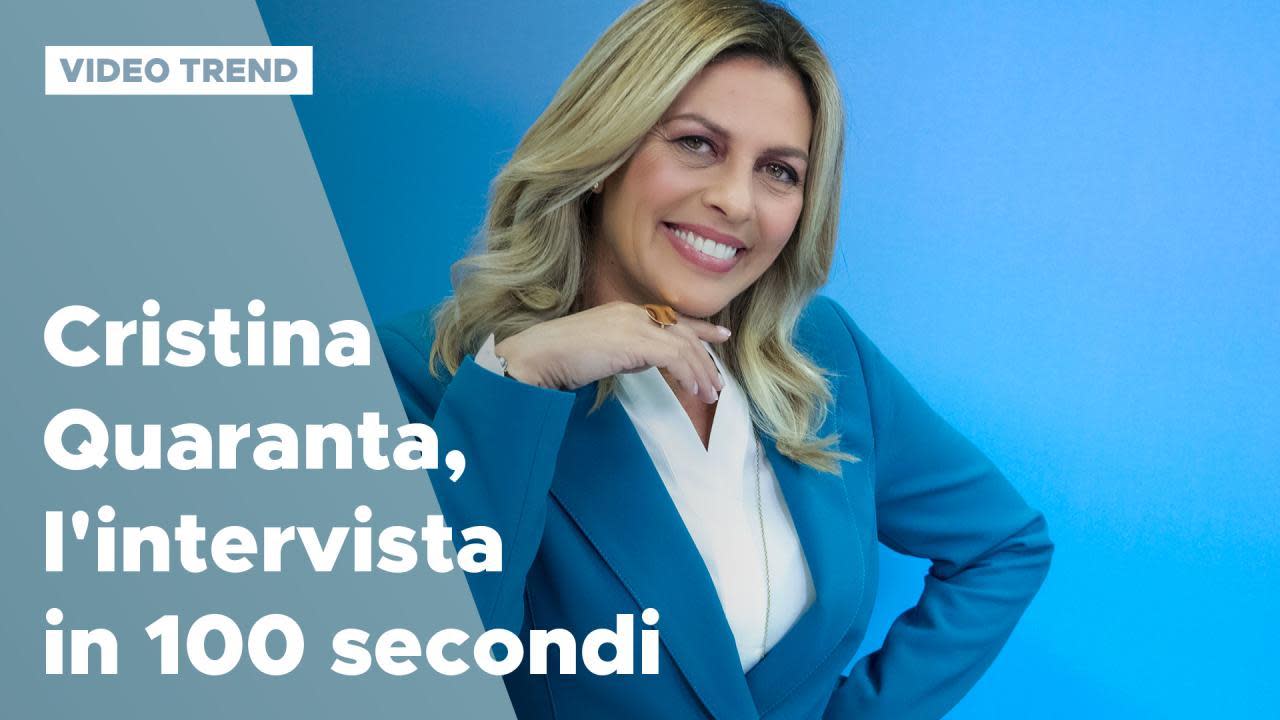 Cristina Quaranta, l'intervista in 100 secondi | Mediaset Infinity