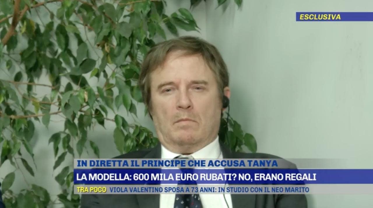 Pomeriggio Cinque: Il Principe Bonanno smentisce Tanya: "Mai toccata ...