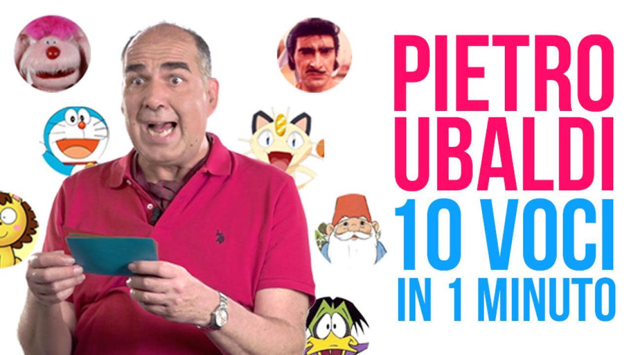 Il doppiatore Pietro Ubaldi, 10 voci in 60 secondi | Mediaset Infinity