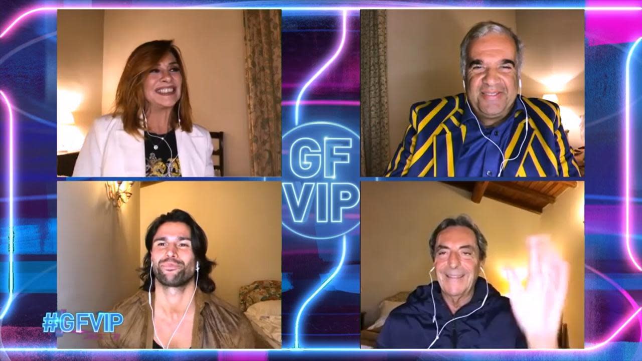 Covid-19 al GF Vip, il collegamento con i positivi | Mediaset Infinity