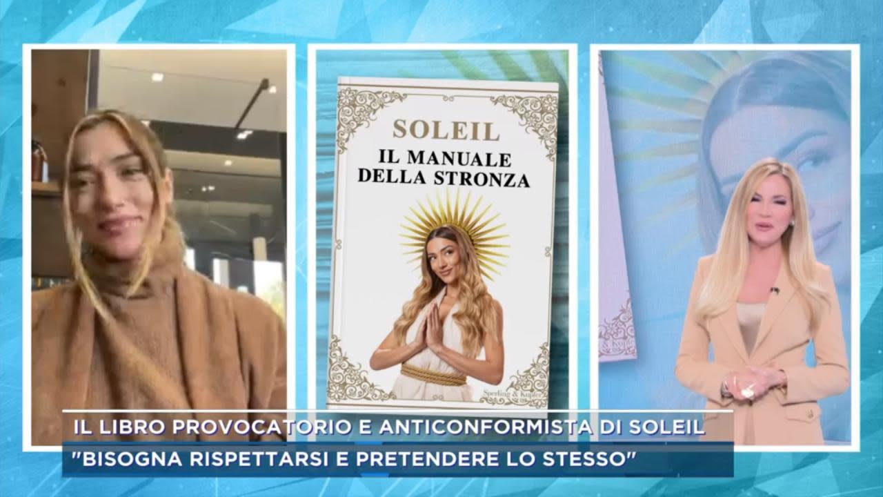Soleil Sorge presenta il suo libro "Il manuale della stronza" | Mediaset Infinity
