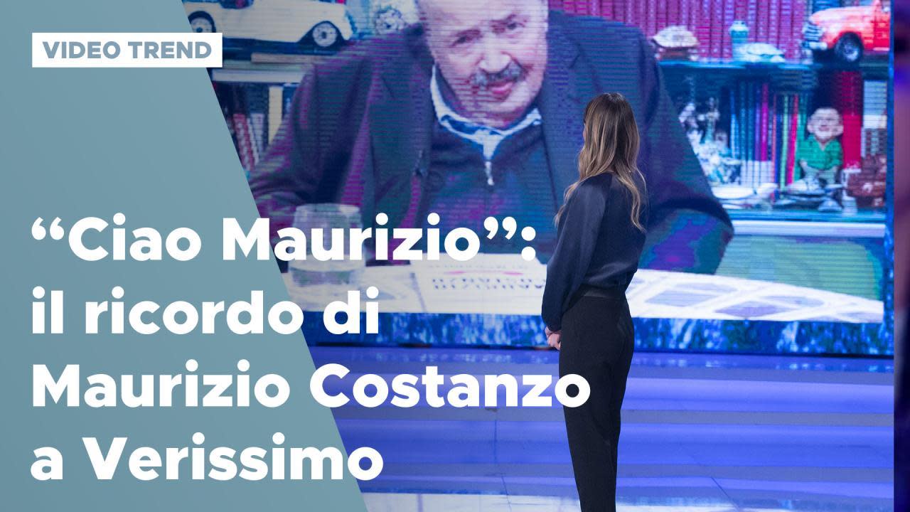 "Ciao Maurizio": il ricordo di Maurizio Costanzo a Verissimo | Mediaset ...