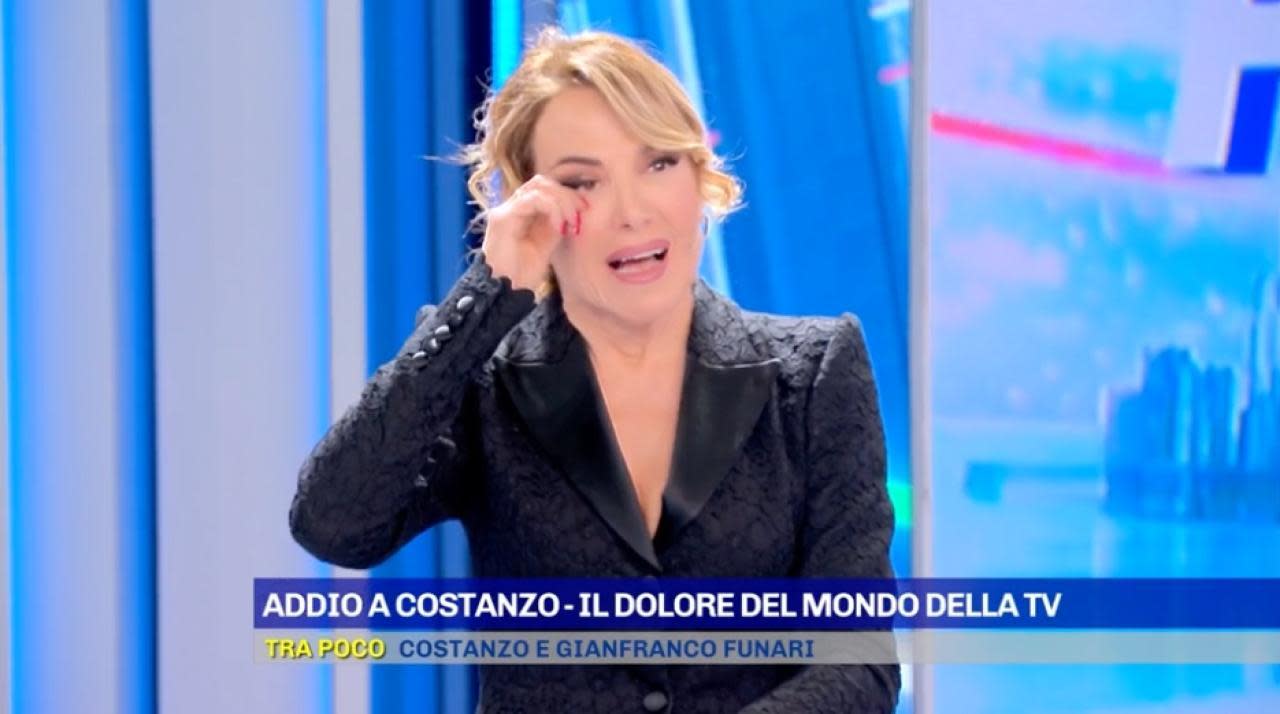 Maurizio Costanzo, la commozione di Barbara d'Urso: "Mi voleva bene ...