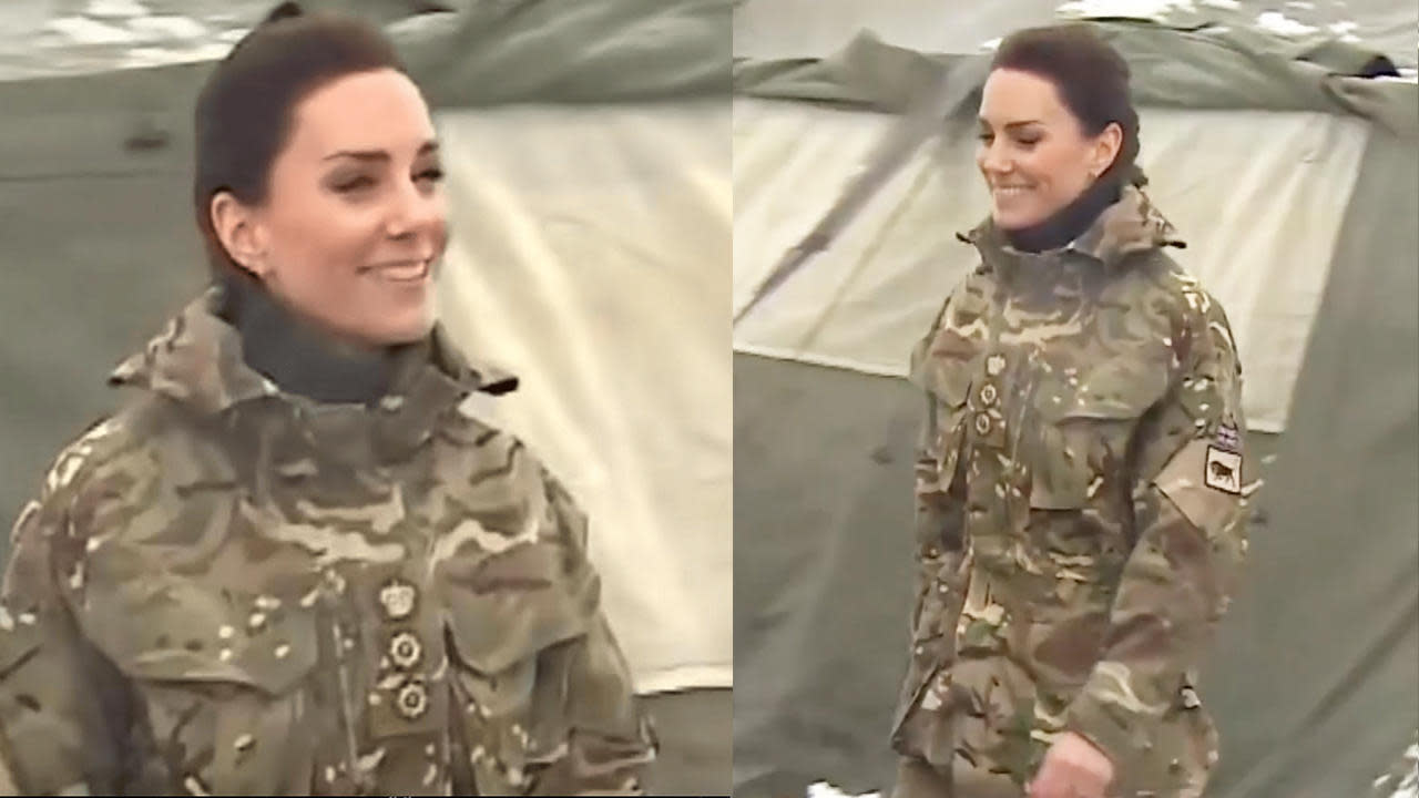 Kate Middleton soldata per un giorno | Mediaset Infinity