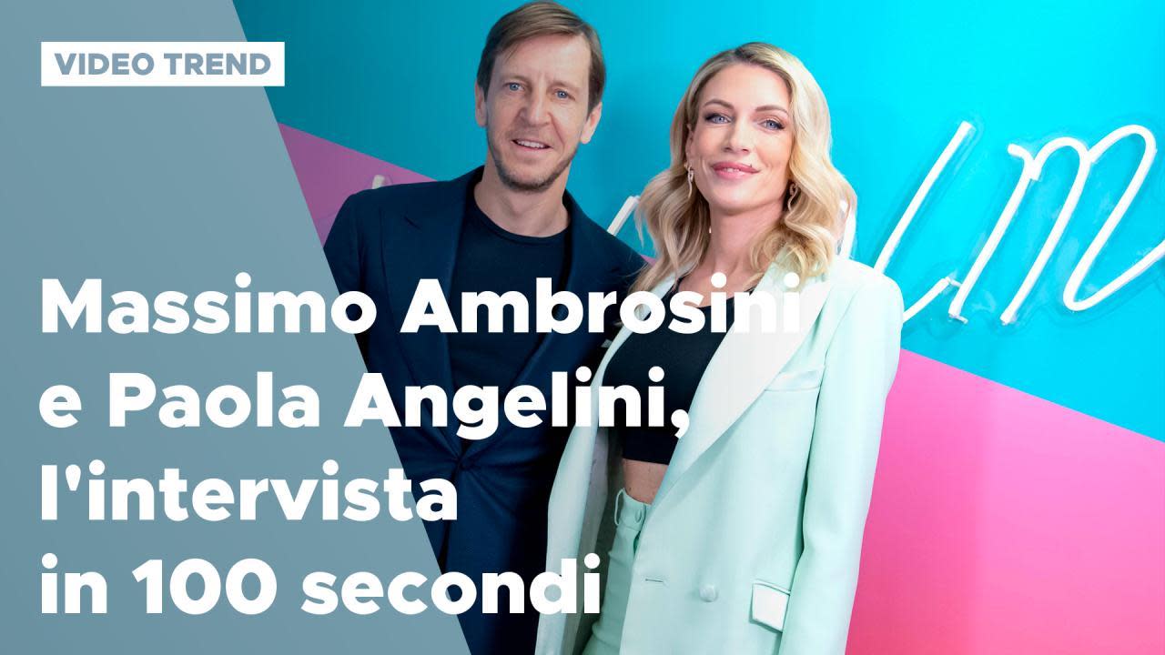 Massimo Ambrosini e Paola Angelini, l'intervista in 100 secondi ...