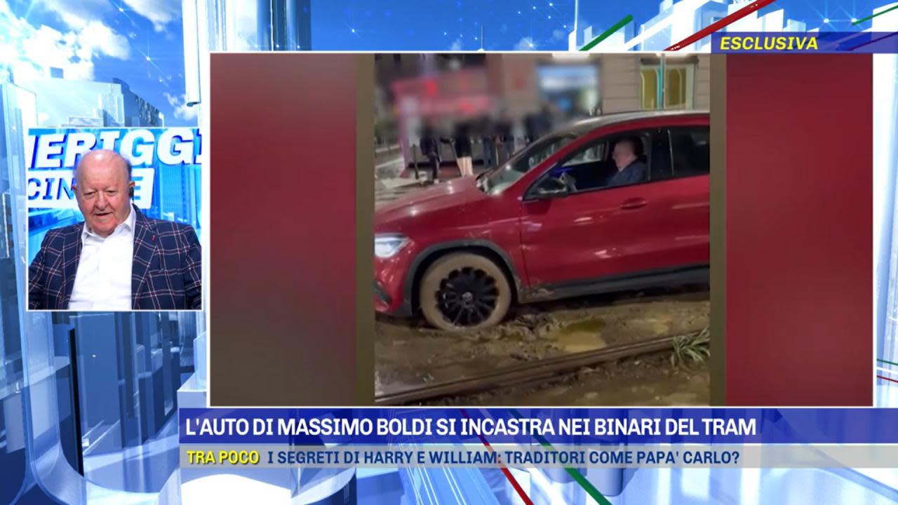 Massimo Boldi incastrato nei binari del tram: i motivi della ...