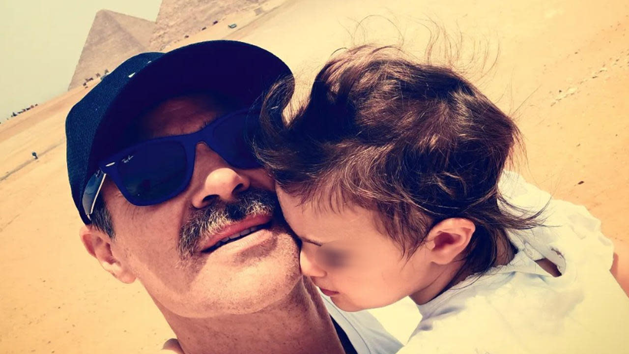 Fabio Fulco in Egitto con la figlia Agnes: "Ti amo alla follia ...