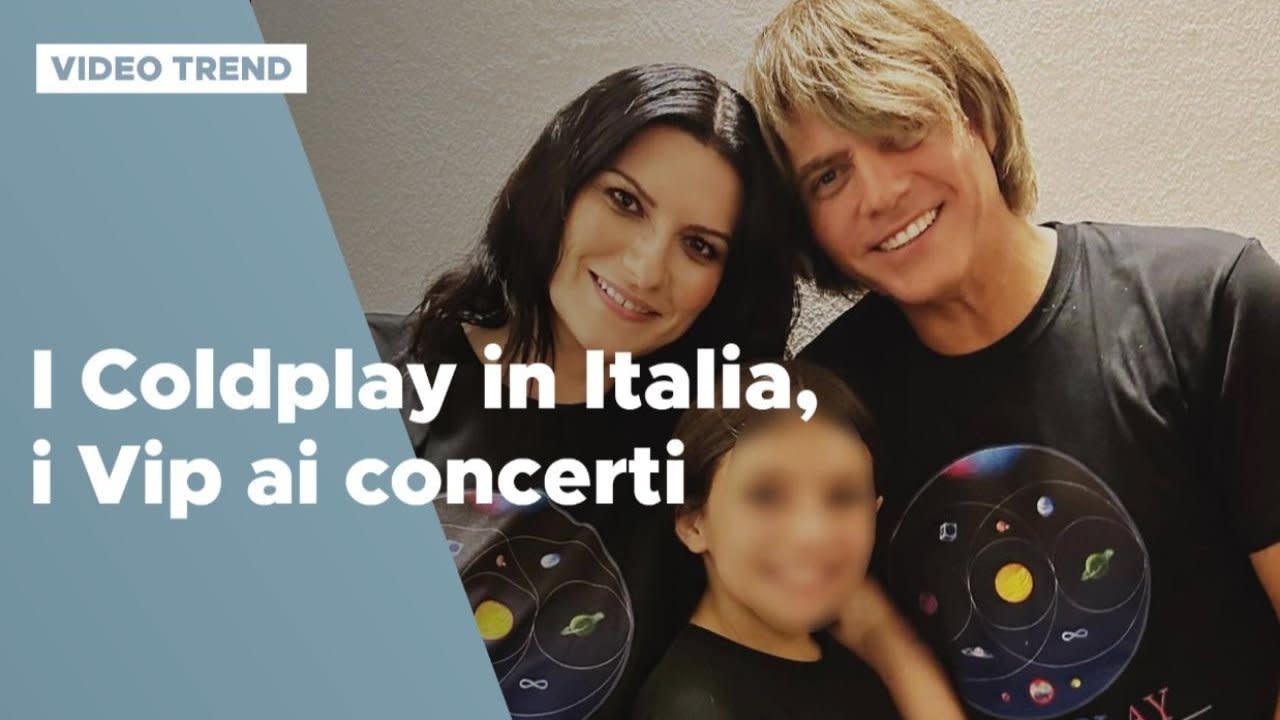 I Coldplay in Italia: i Vip ai concerti | Mediaset Infinity