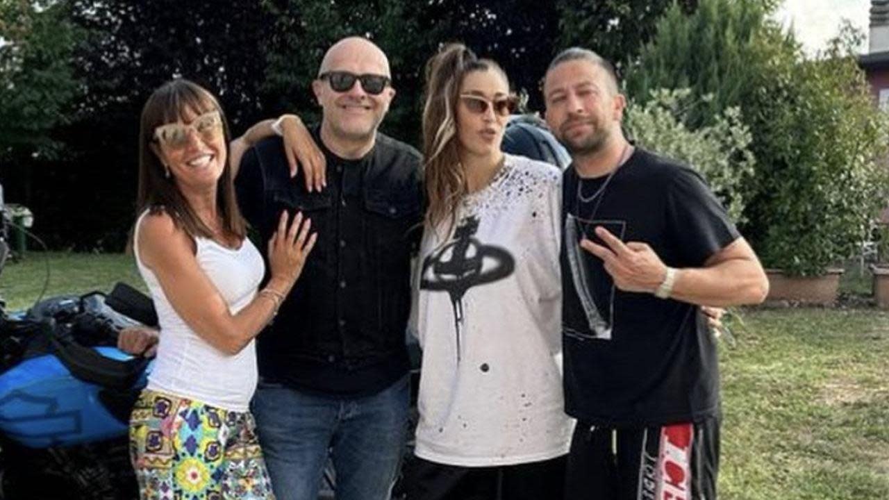 Nina Zilli e Danti festeggiano il primo mese della figlia Anna Blue ...