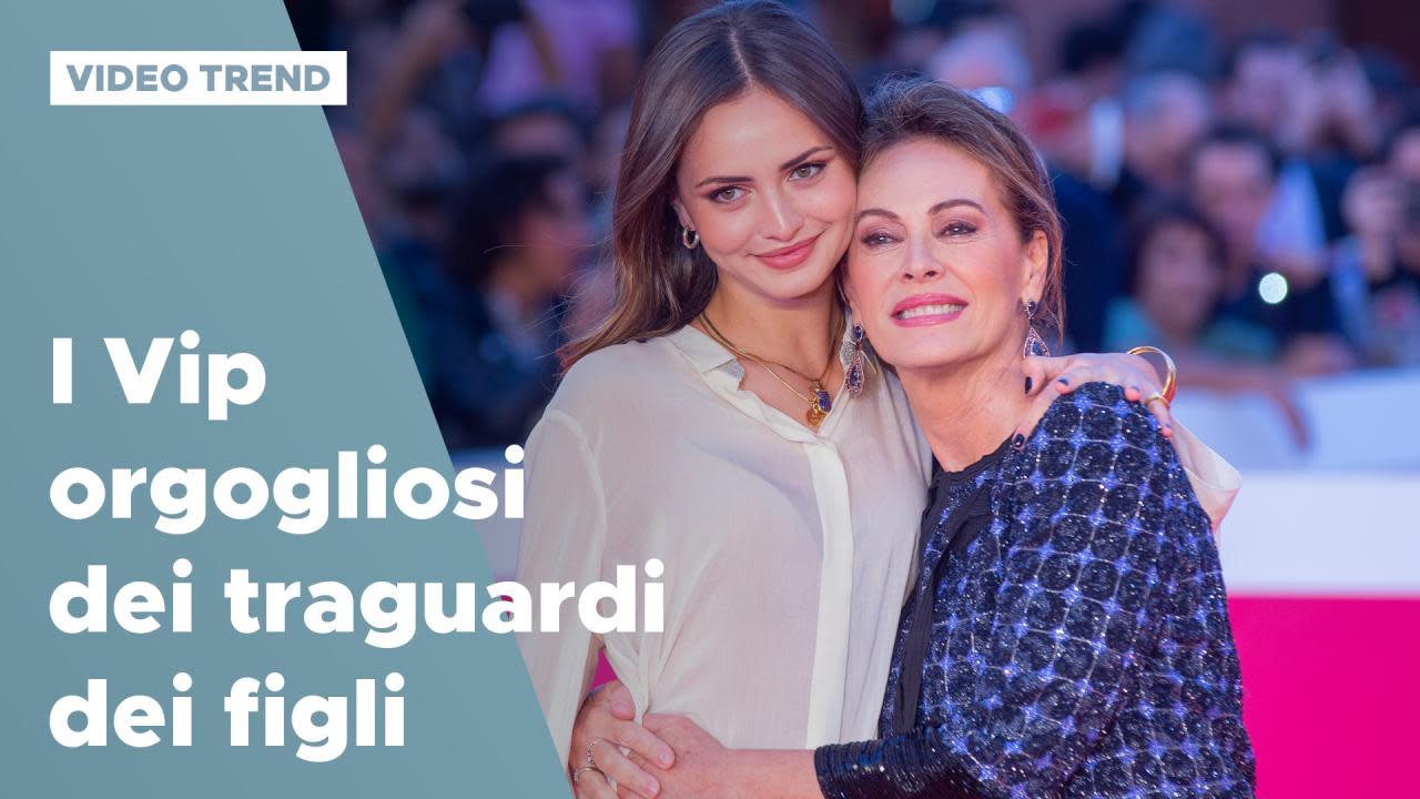 I Vip orgogliosi dei traguardi dei figli | Mediaset Infinity