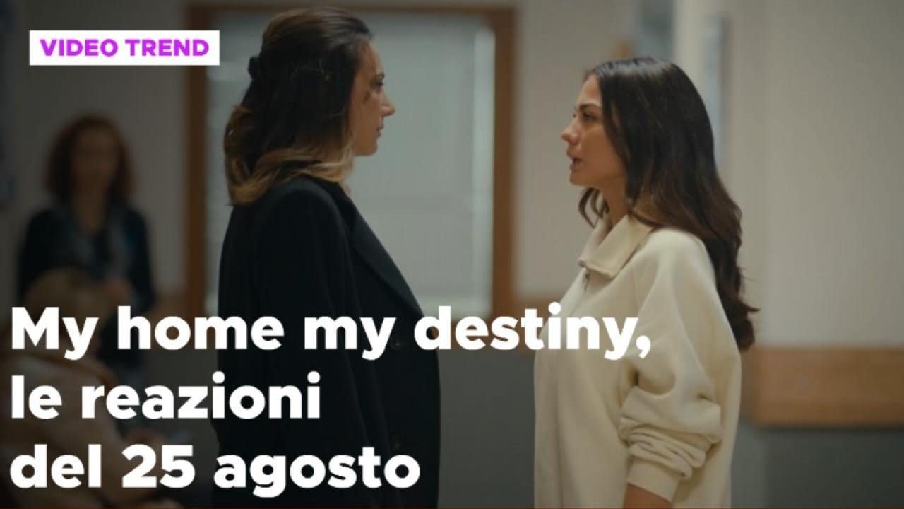 My home my destiny, il riassunto e le reazioni del 25 agosto | Mediaset Infinity