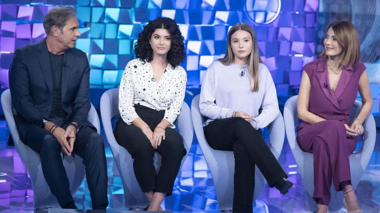 Milena Miconi presenta a Verissimo la sua bellissima famiglia ...