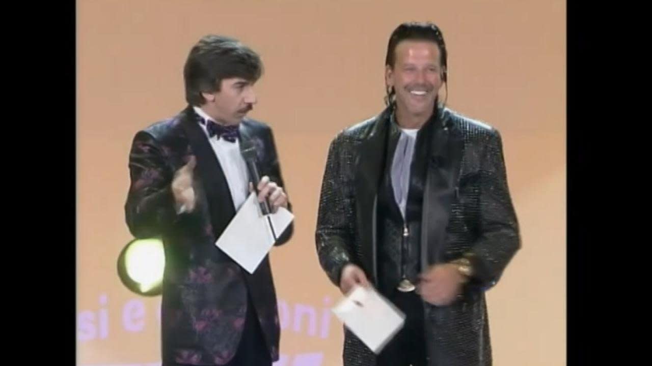 Quando Mickey Rourke andò ai Telegatti 1992 | Mediaset Infinity
