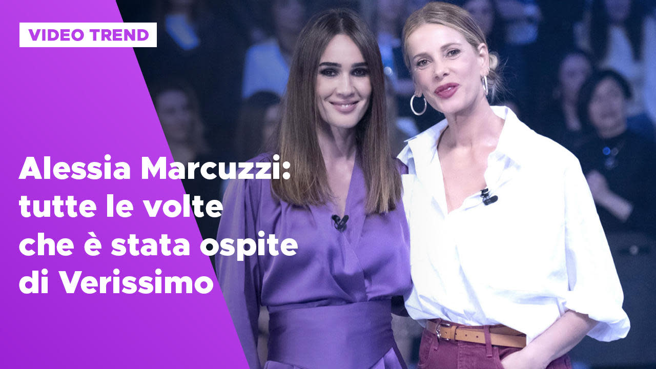 Alessia Marcuzzi: la sua storia a Verissimo | Mediaset Infinity