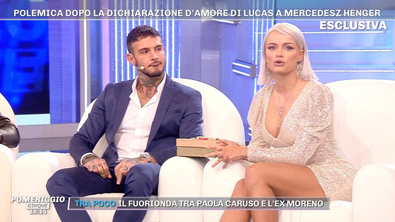 Lucas Peracchi a Mercedesz Henger: "L’anello glielo darò quando sarà il ...