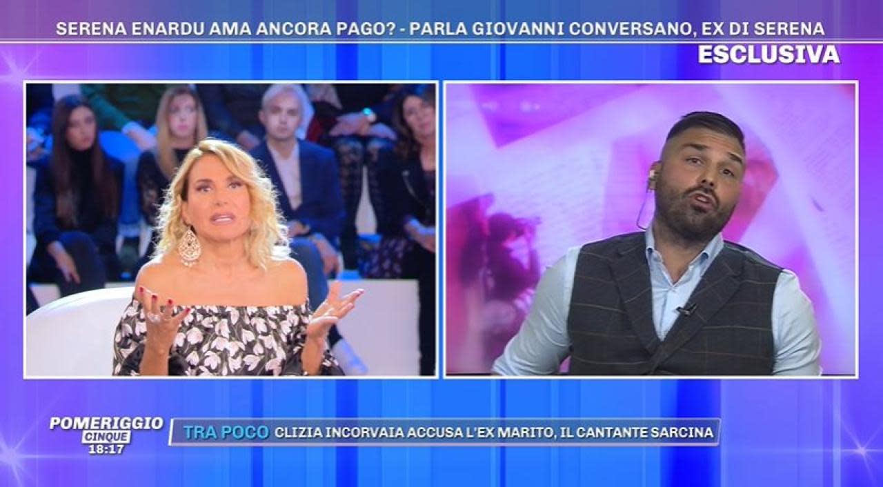 Giovanni Conversano attacca l'ex Serena Enardu: “Questa donna è malata ...