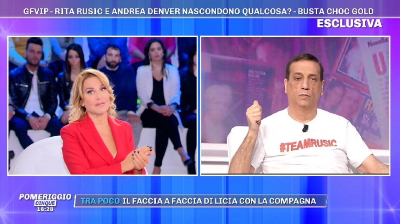 Angelo Perrone su Andrea Denver: "Presumo fosse pazzo di Rita ...